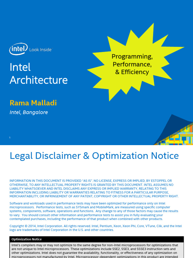 15DD | PDF | Parallel Computing | Intel