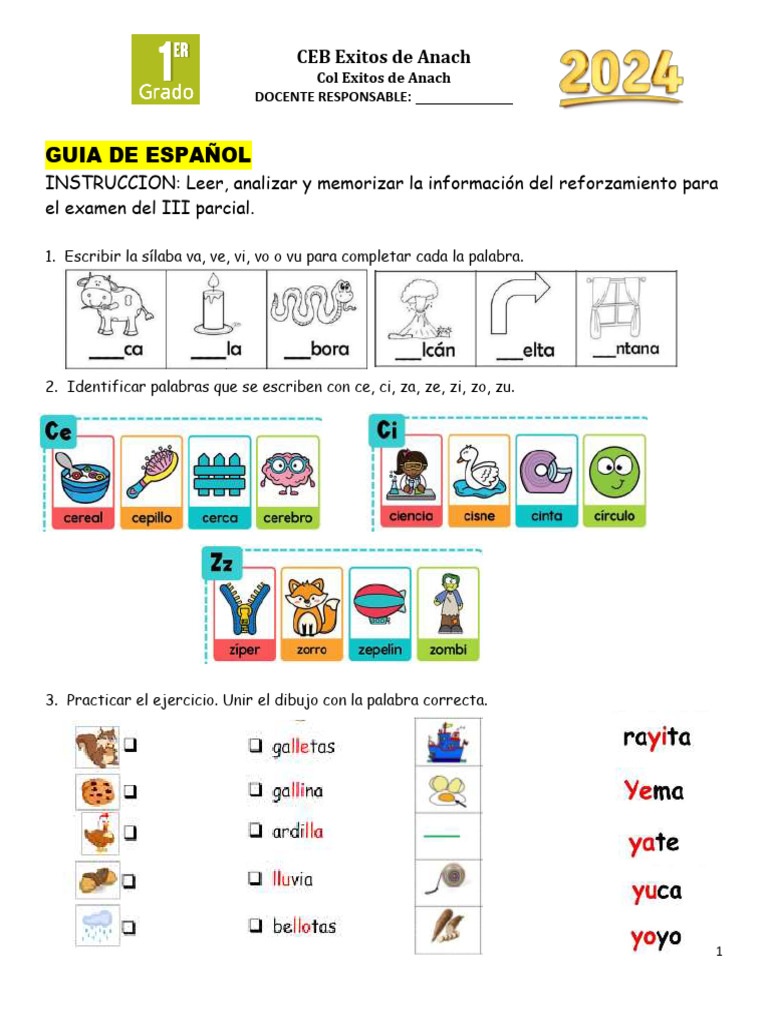 1º Guias de Estudio III Parcial | PDF | Maestros