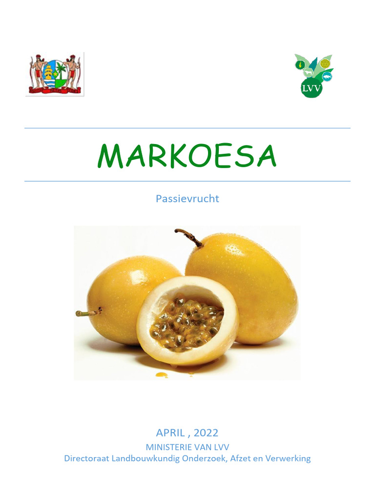 Markoesa Teelt Boekje | PDF