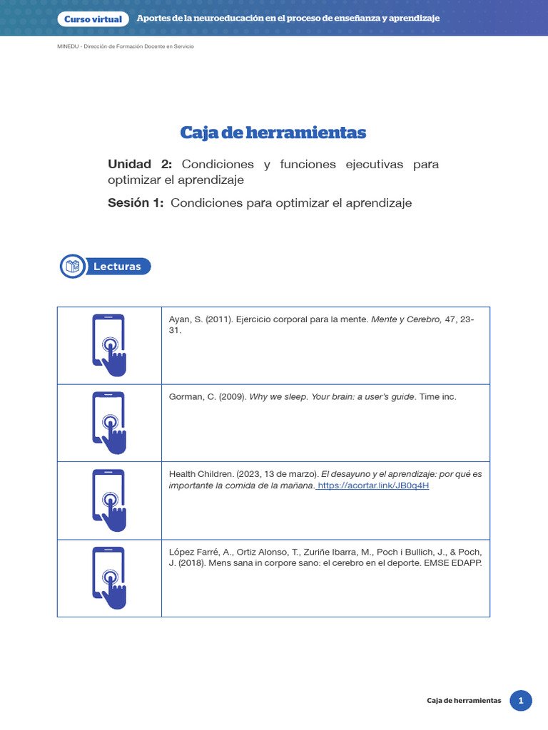 Caja de Herramientas U2s1 Anea | PDF | Ciencia cognitiva | Cognición