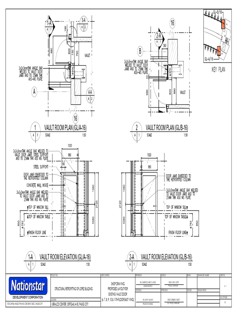 Typical Plan Vault Door (6-11th Floor) | PDF