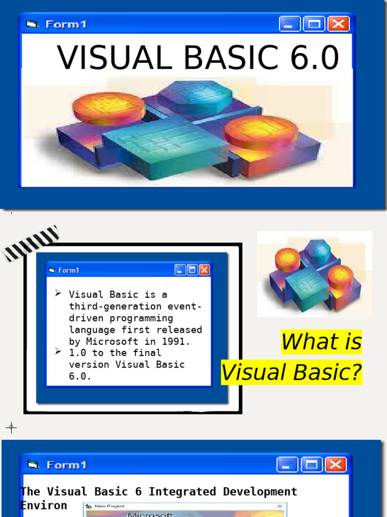 Introduction of VB Final | PDF | Integrated Development Environment | Window (Computing)