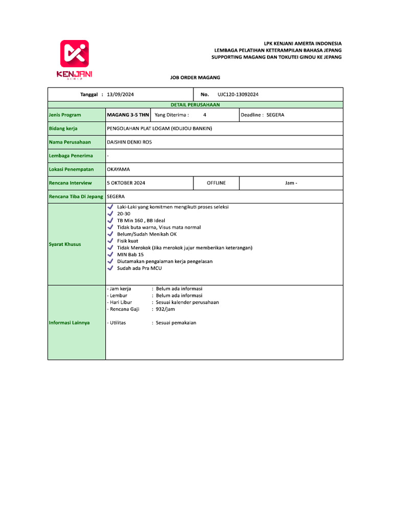 Ujc120 13092024.daishin - Denki.ro5 | PDF