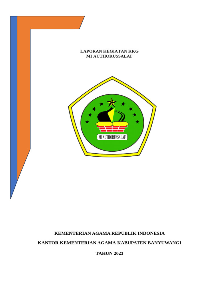 Laporan Kegiatan KKG | PDF