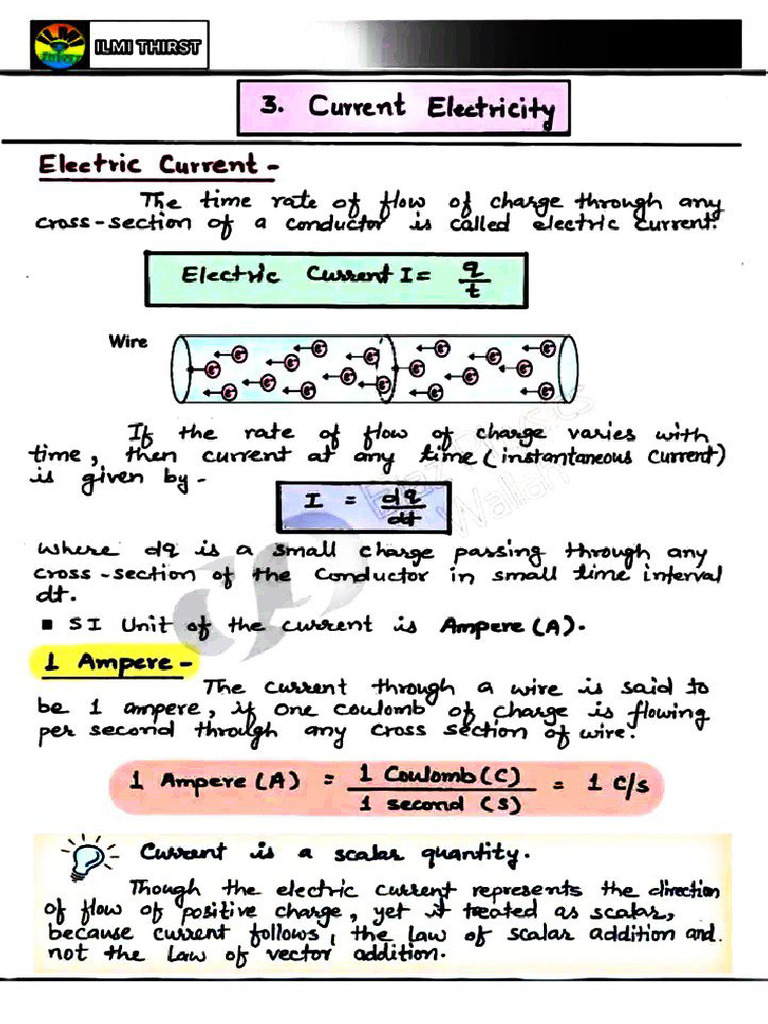 Current Electricity | PDF