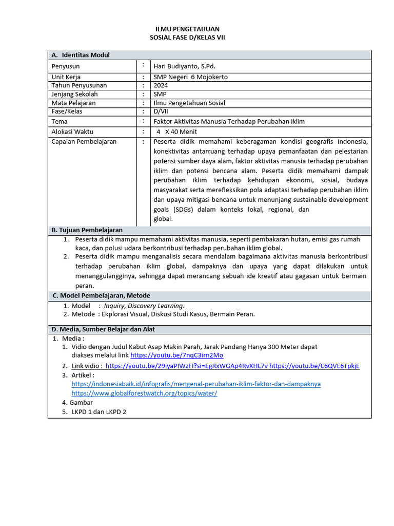 Modul Ajar Ilmu Pengetahuan Sosial (IPS) - Yuk, Jadi Penyelamat ...