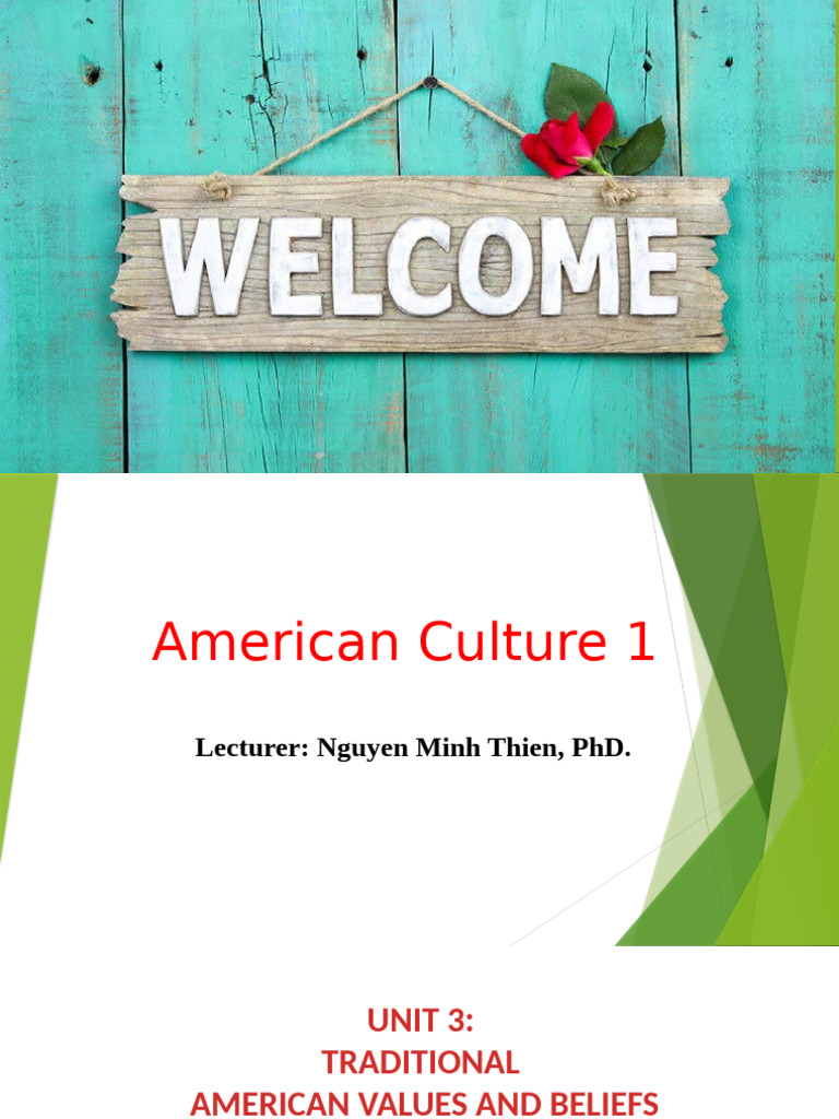 Traditional American Values Explained | PDF | Social Equality ...