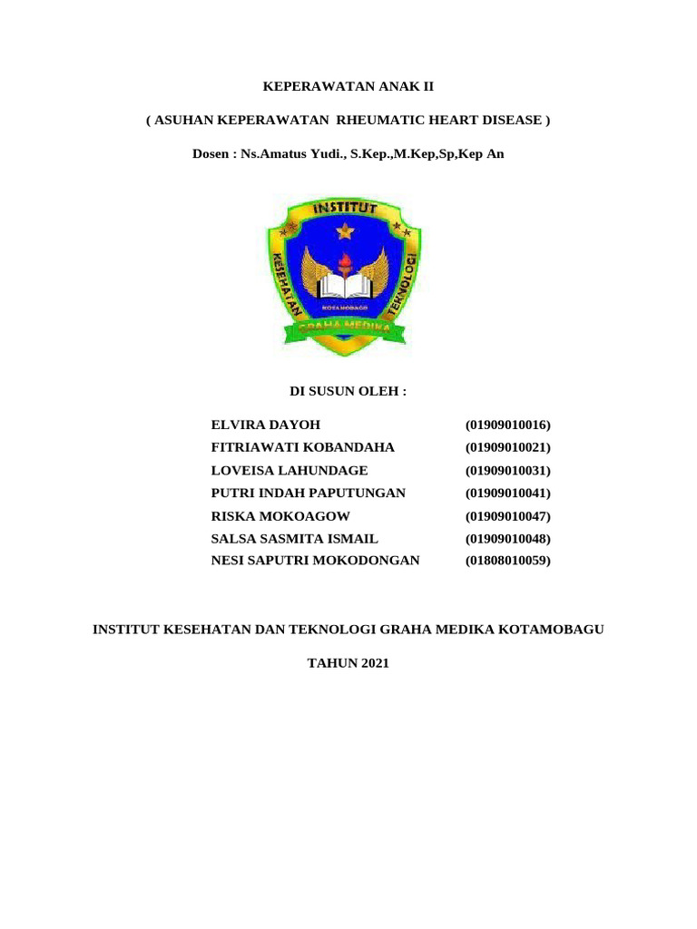 Kelompok 1 ASKEP RHD | PDF