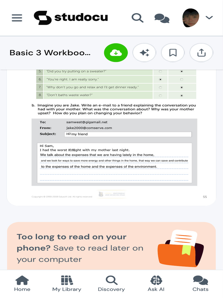 Basic 3 Workbook Unit 9 - Ingles - Basic 3 Unit 9 Saving Energy Unit 9 Introduction A. Complete ...