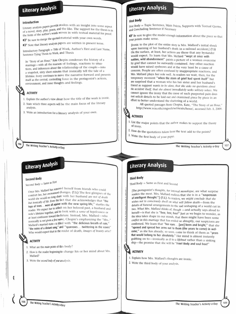 Literary Analysis-Effective Strategies | PDF