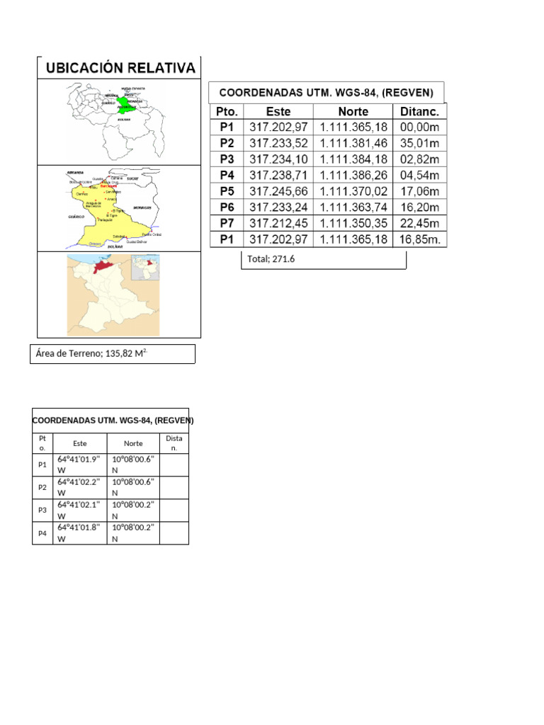 Coordenadas Utm | PDF