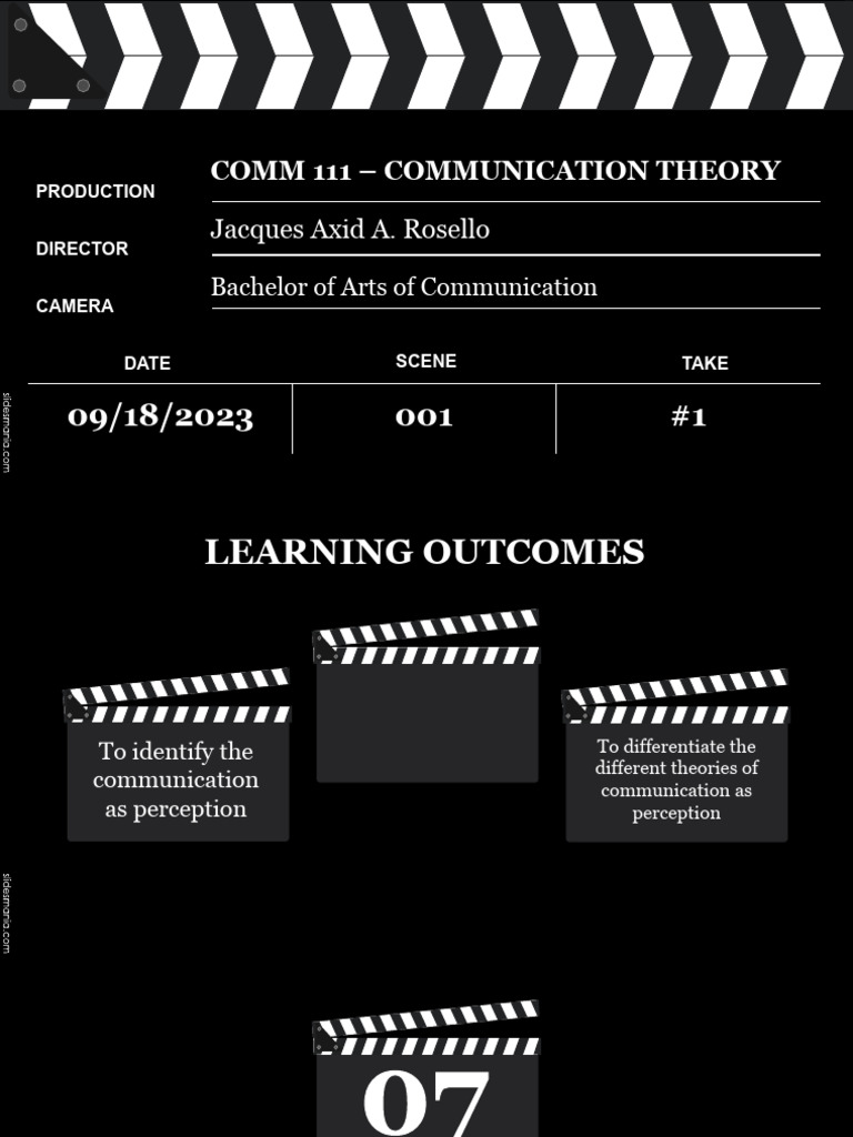 Midterm - Discussion - Lesson 7 - Communication As Perception | PDF ...
