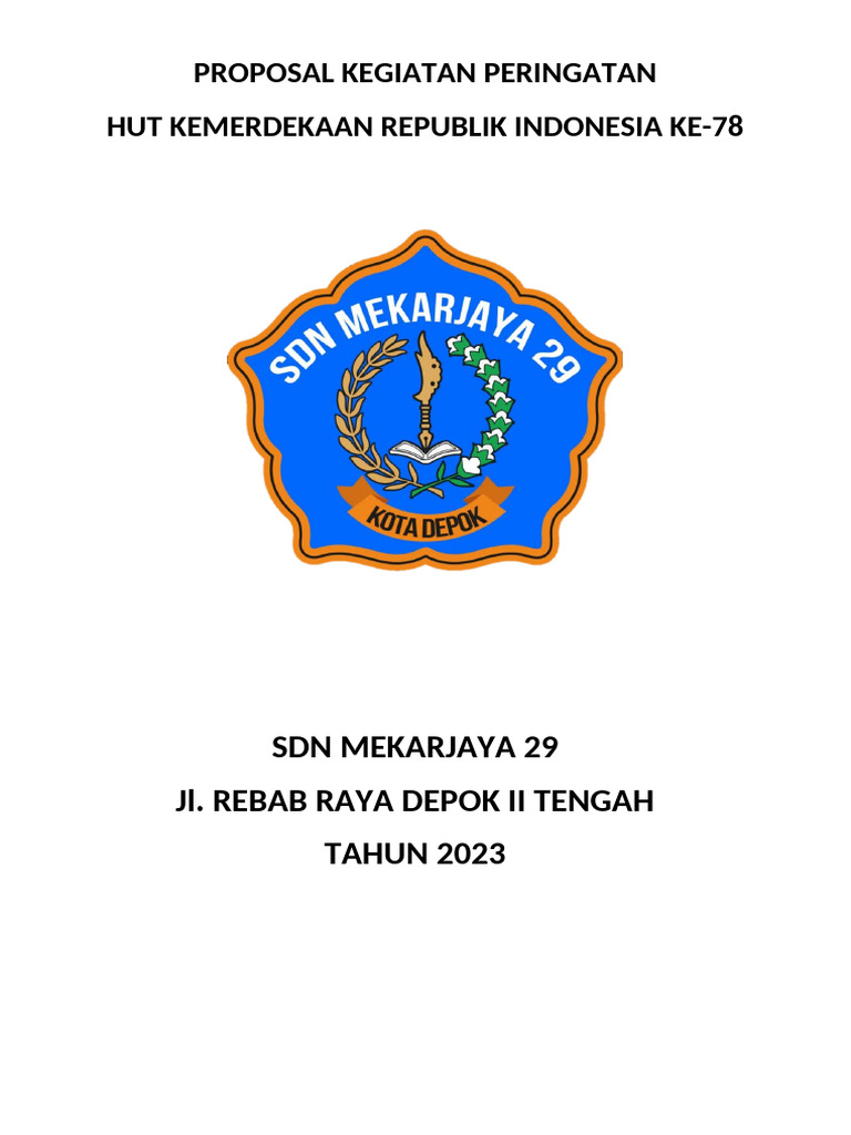 Revisi Proposal Hut Ri | PDF