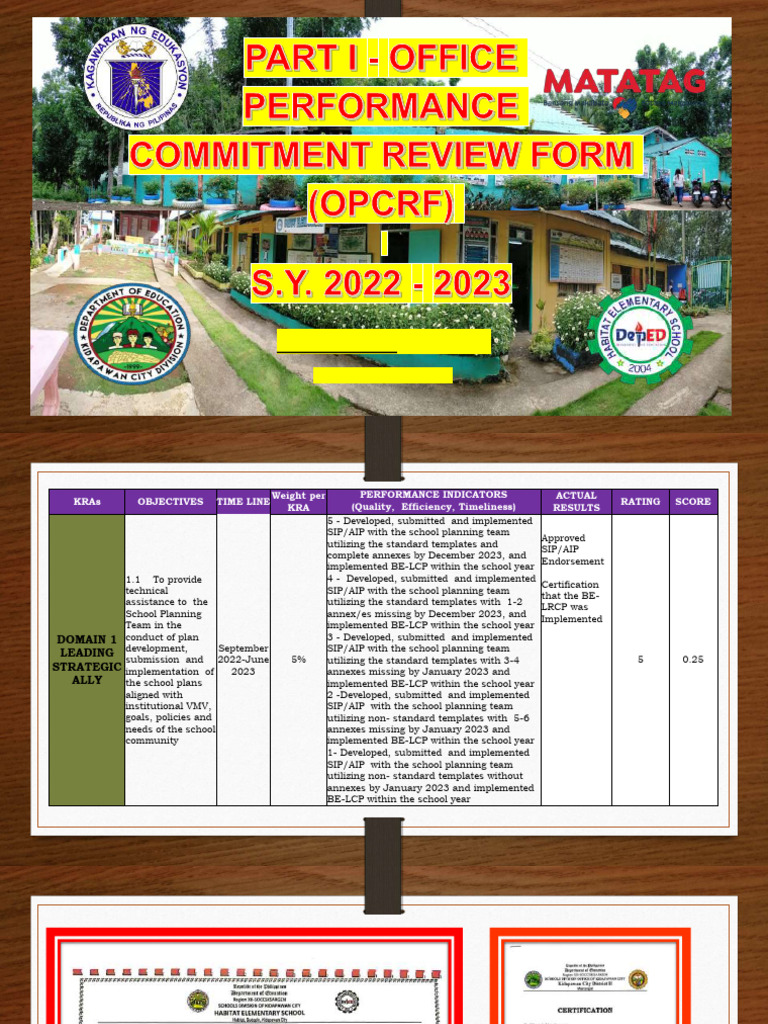 2022 2023 Dan Opcrf 230825015003 9c76d44b | PDF | Educational ...