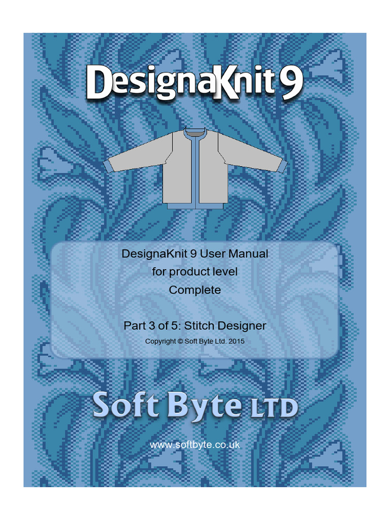Stitch Designer Manual - DAK | PDF | Knitting | Computer File