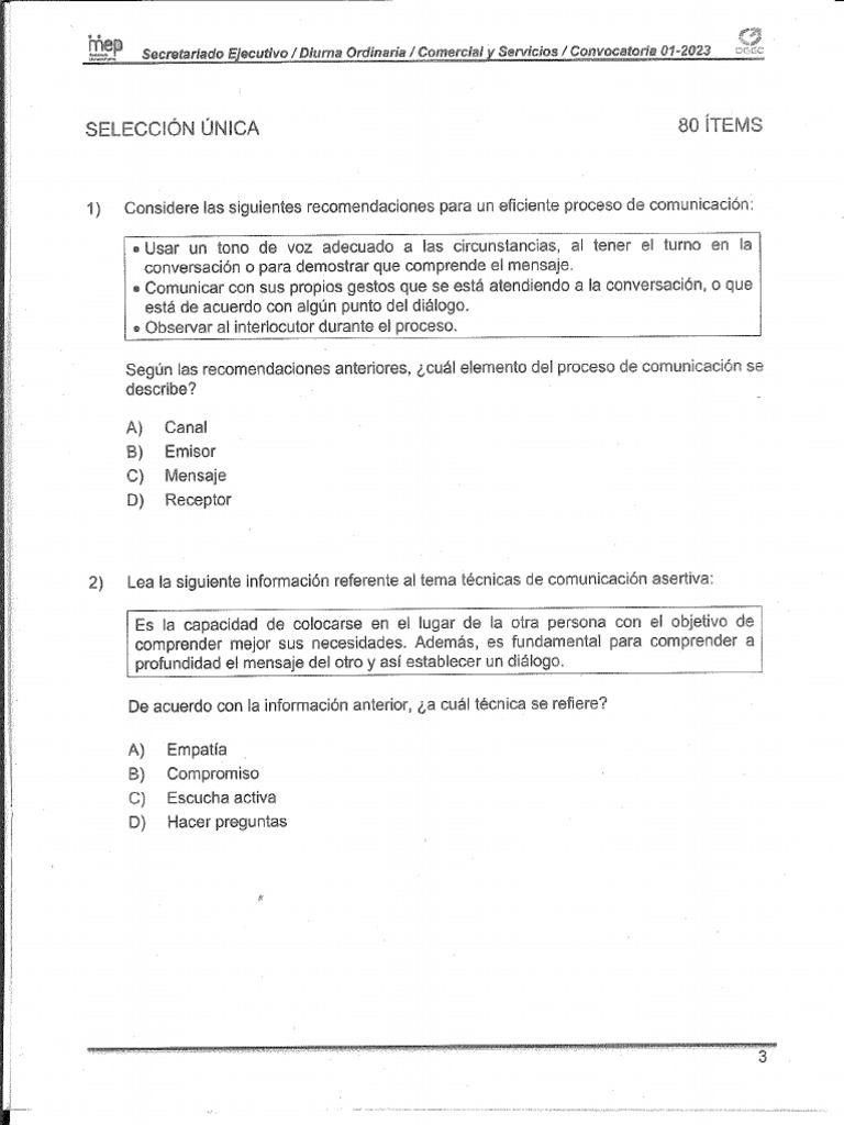 Secre Diurna 2023 Ordinario | PDF