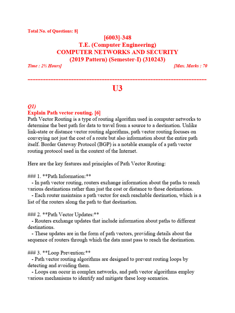 CNS Solved Paper | PDF | Networking | Multiprotocol Label Switching