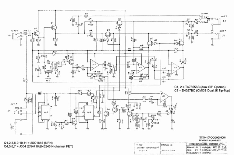 Arion SCO-1 Schematics | PDF