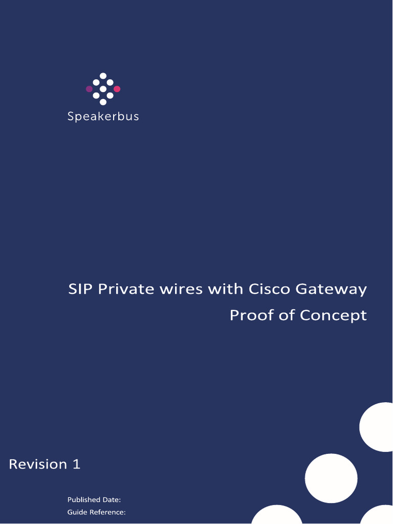 POC Testing With Cisco 2951 - Final | PDF | Session Initiation Protocol ...