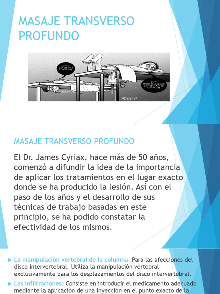 Masaje Transverso Profundo | PDF | Masaje | Sistema musculoesquelético