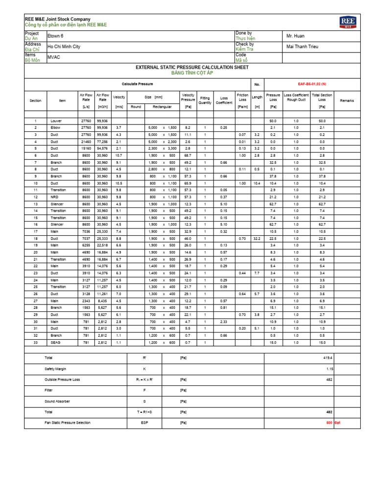 Et6 - Bang Tinh Cot AP Quat | PDF | Friction | Physical Quantities
