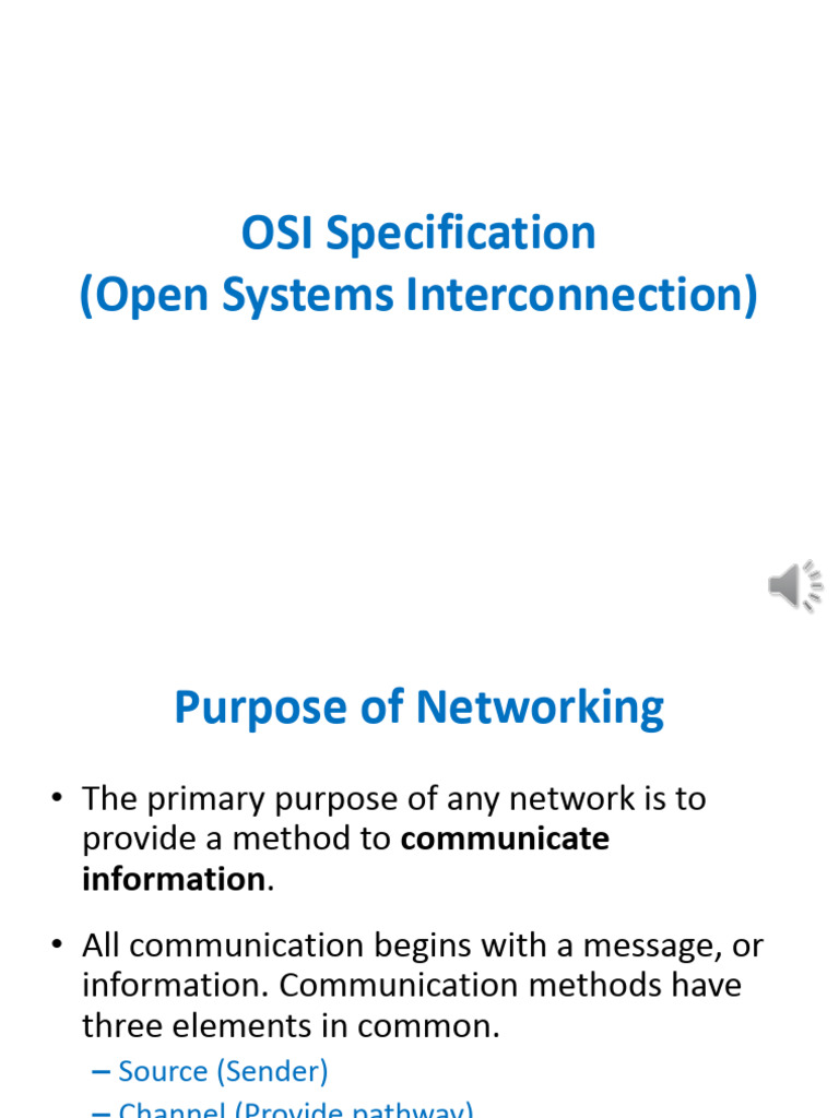 2-OSI Specification and Internet Protocol | PDF | Osi Model | Transmission Control Protocol
