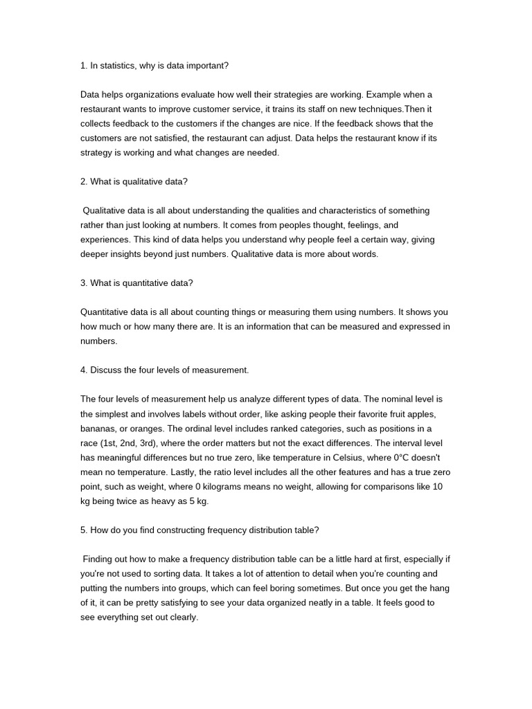 MMW assignment | PDF | Level Of Measurement | Average MMW assignment | PDF | Level Of Measurement | Average