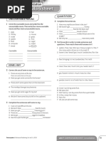 Achievers B1 Vocabulary Worksheet Consolidation Unit 2 | PDF | Clothing ...
