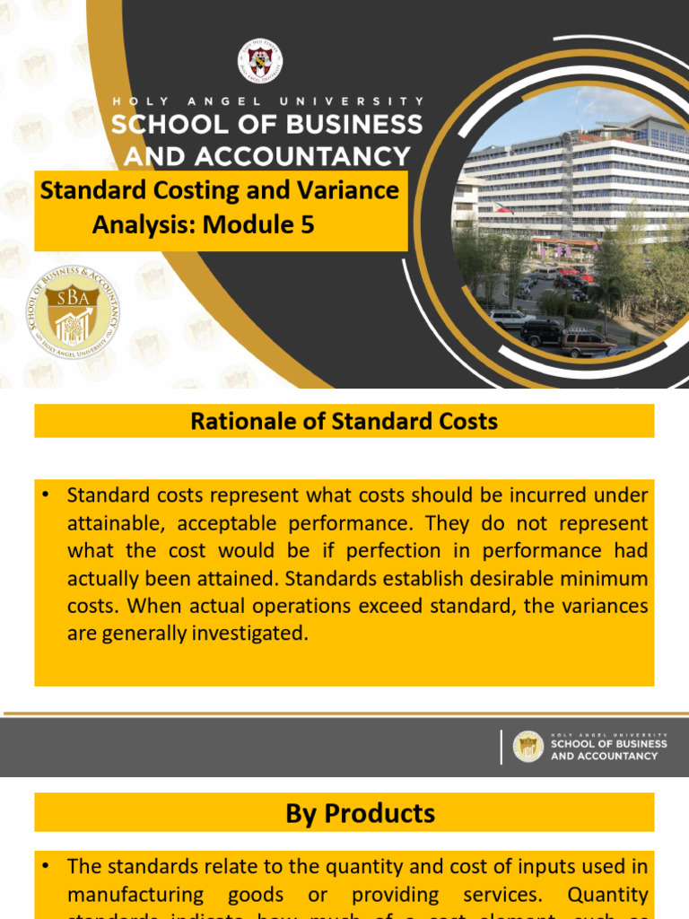 5 Standard Costing and Variance Analysis | PDF | Cost Of Goods Sold ...