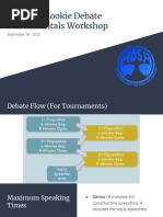 Proposition and Opposition Debate Guide | PDF | Argument | Epistemology