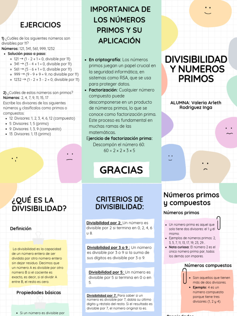 Divisibilidad y Números Primos | PDF | División (Matemáticas) | Aritmética