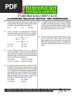 Uploads1654682979DPP-8 - (JEE Main & Adv.) Kinematics - Relative Motion (River-Boat Problems ...
