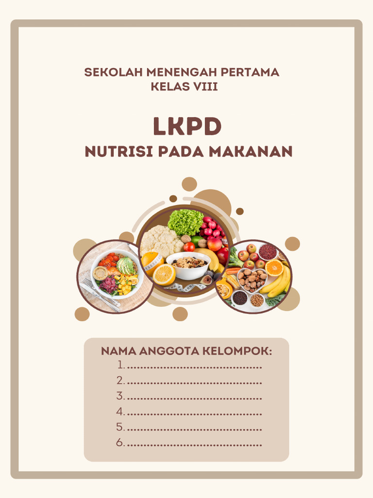 LKPD Nutrisi | PDF