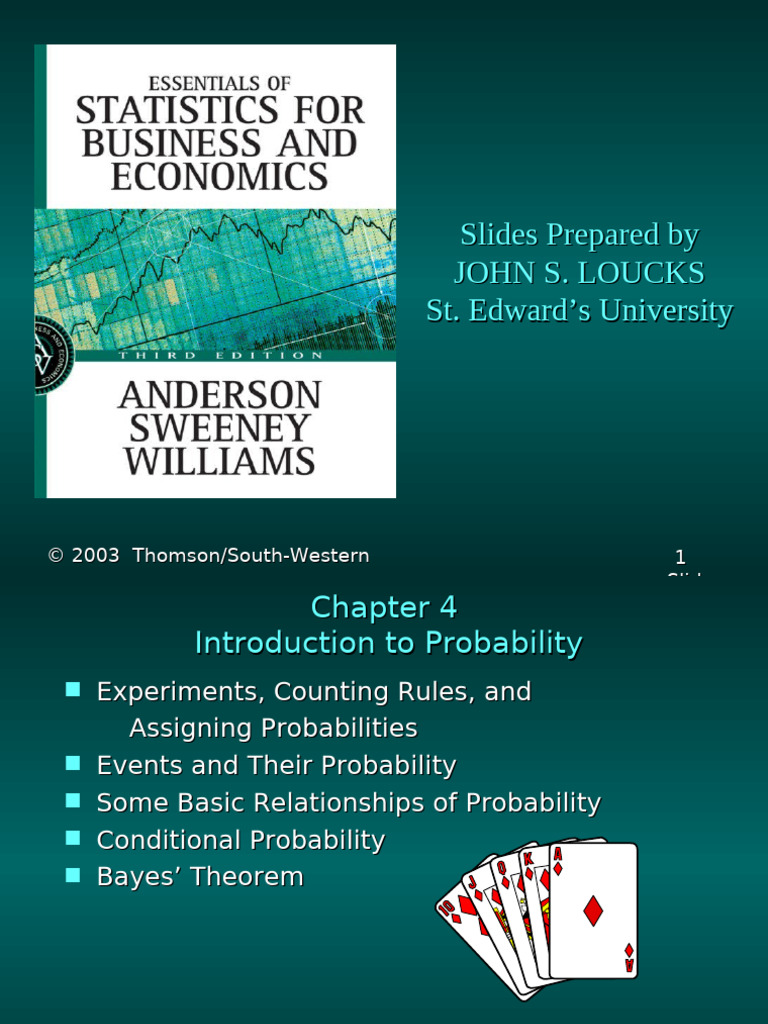 CH 04 | PDF | Probability | Probability Theory