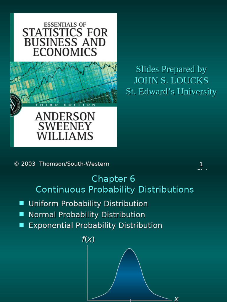 ch06 | PDF | Probability Distribution | Random Variable
