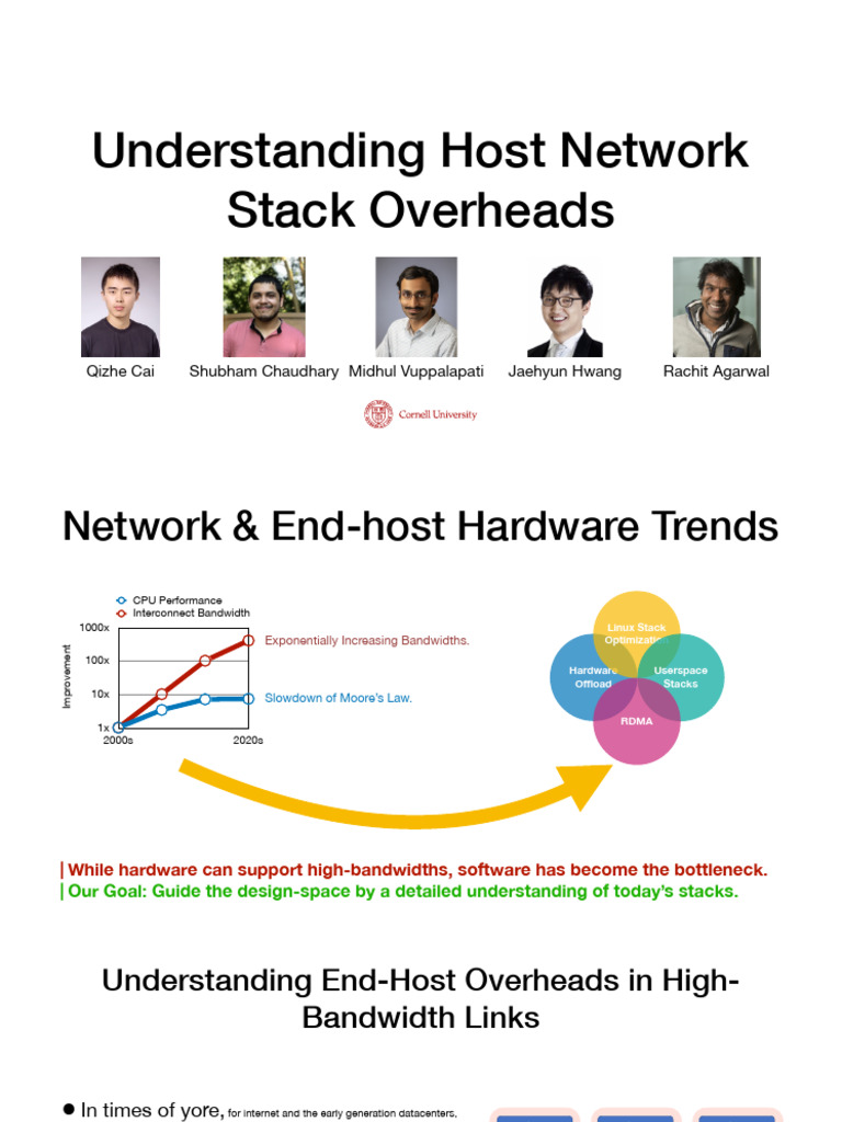Understanding Host Network Stack (NetDev 0x15) | PDF | Network Interface Controller | Cpu Cache