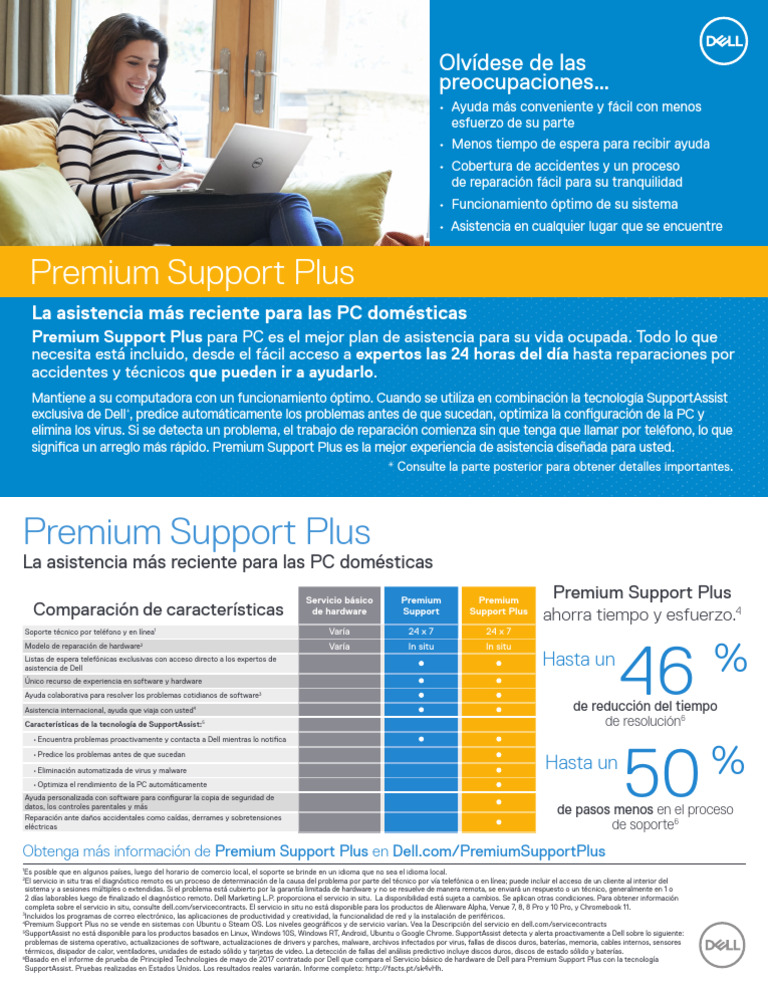 Dell Premium Support Plus Cust Leave Behind v3 Es XL | PDF | Dell ...