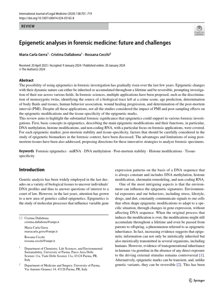 Epigenetic Analysis | PDF | Epigenetics | Dna Methylation