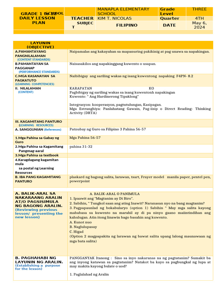 ENGLISH-3-COT-4 | PDF