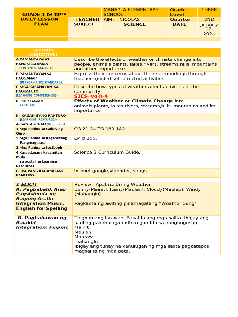Sience 3 Cot 2 | PDF