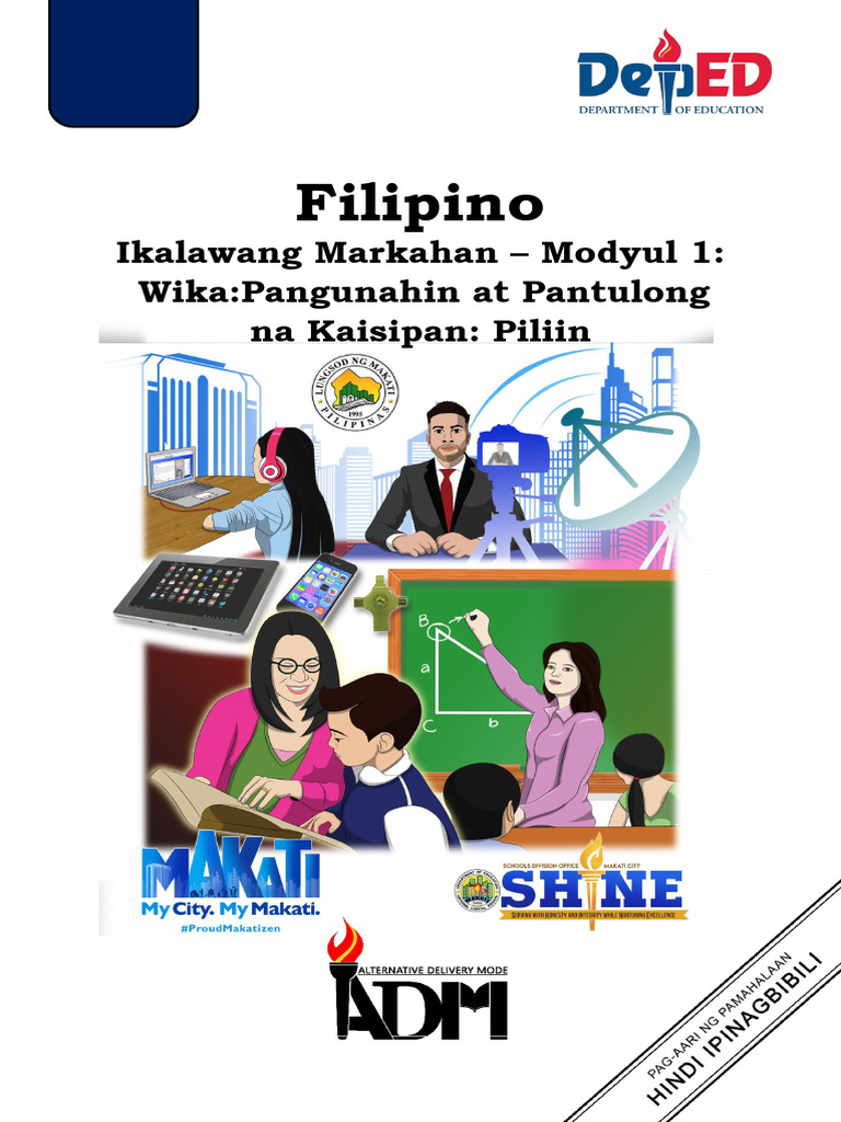 Filipino8 q2 w1 Studentsversion | PDF