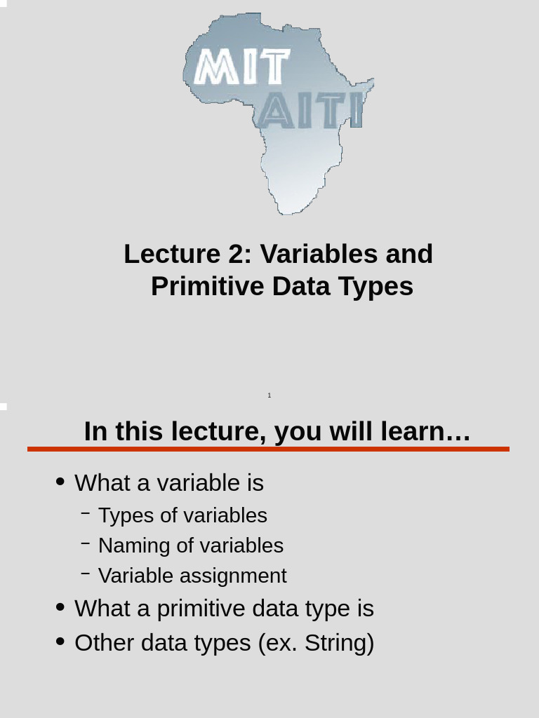 02 Var Data1 | PDF | Data Type | Integer (Computer Science)