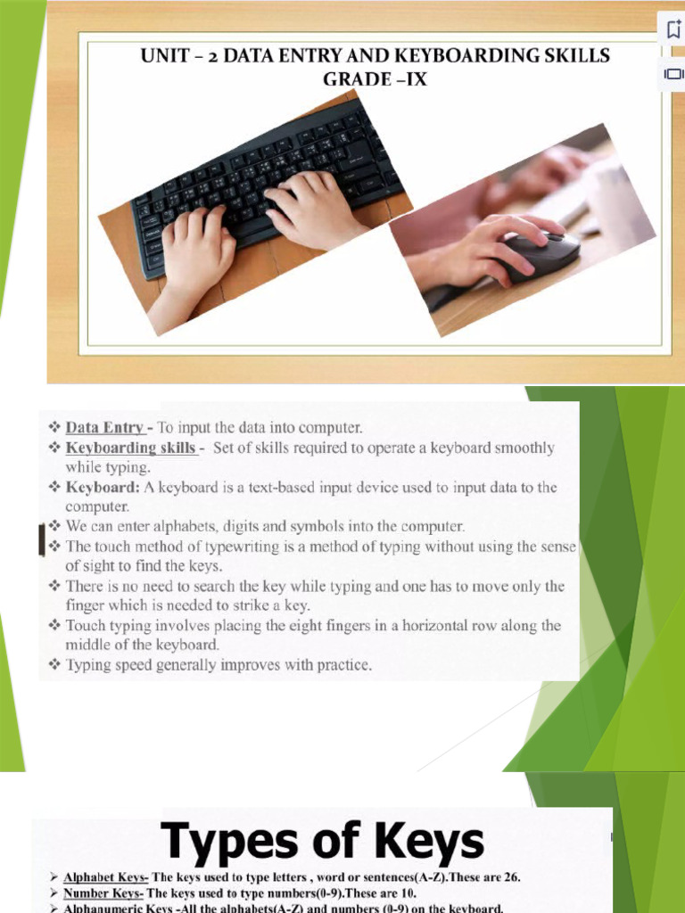 Home Keys and Pointing Devices Guide | PDF