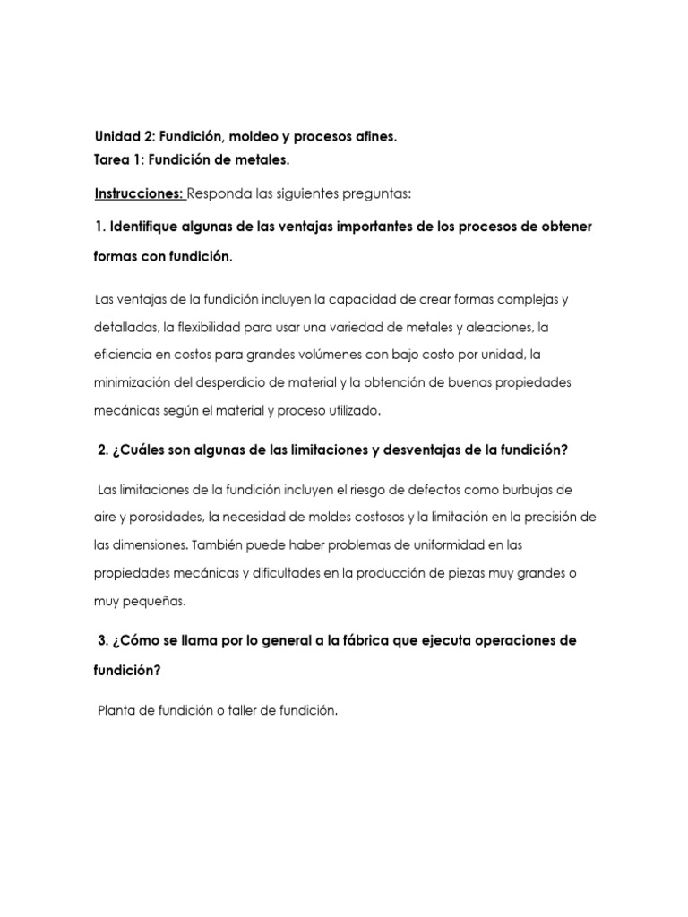 Tarea 1 Unidad 2 PF | PDF | Derritiendo | Líquidos Tarea 1 Unidad 2 PF | PDF | Derritiendo | Líquidos