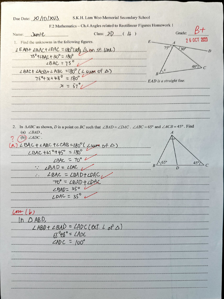 2d04 Ch4hw1 Corr | PDF