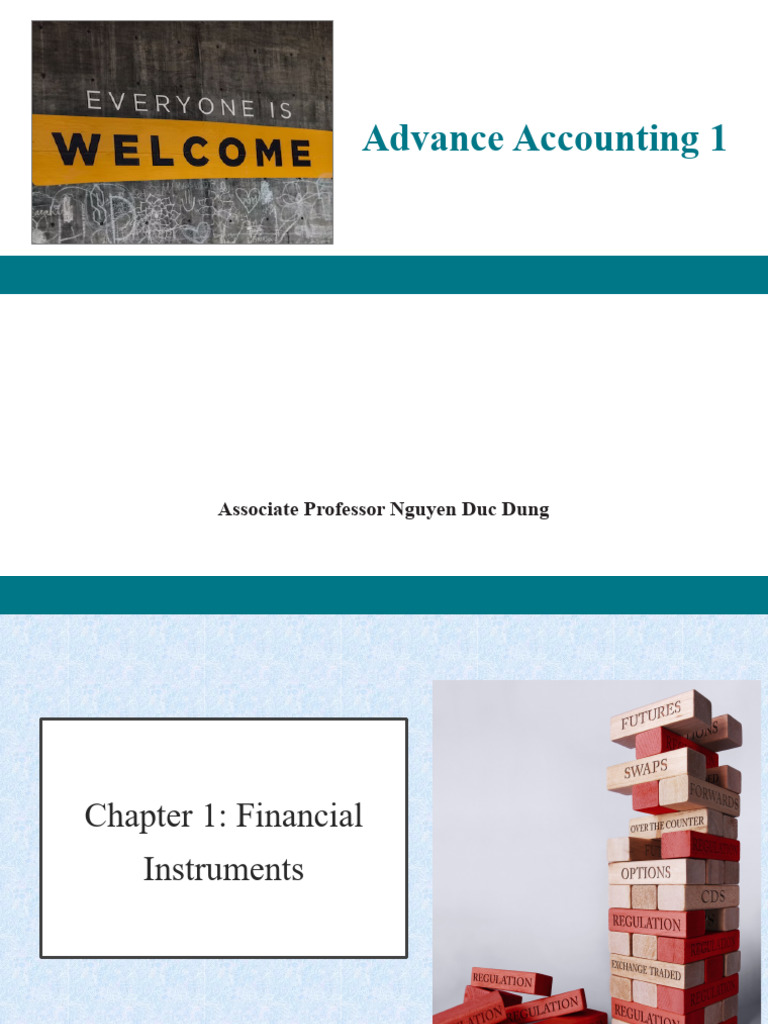 SV Chapter 1 Financial Instrument | PDF | Derivative (Finance) | Option ...