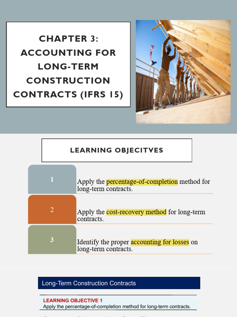 Long-Term Construction Contracts Accounting | PDF | Revenue | Cost