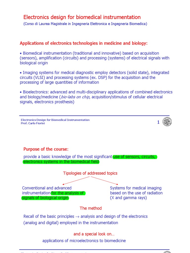 Lecture 1 - Course Introduction | PDF | Ct Scan | Positron Emission ...