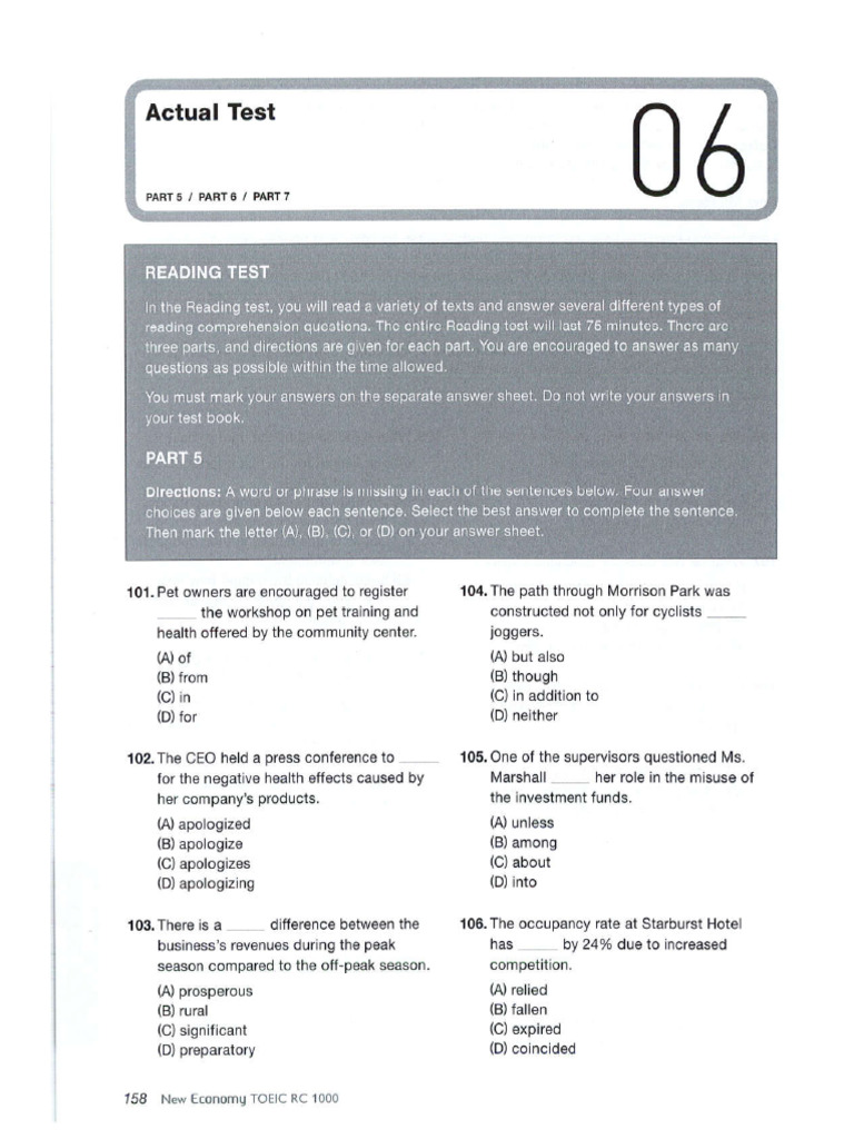 RC Test 6 Neweco | PDF