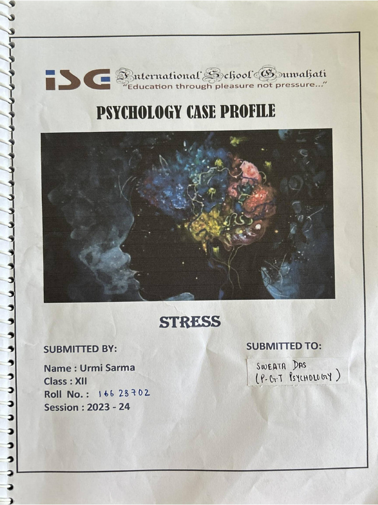 Case Study - Anxiety | PDF